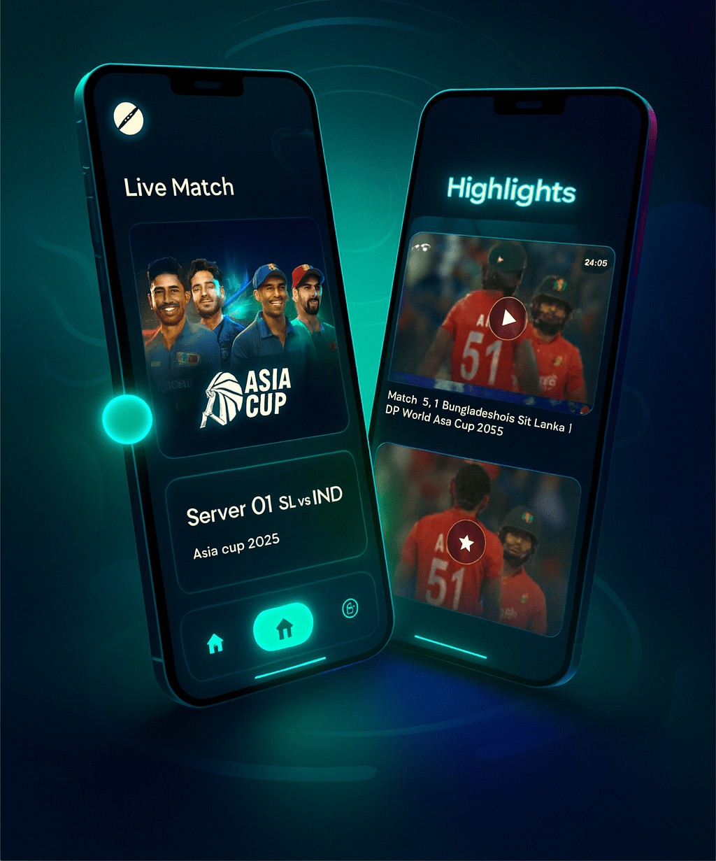 Cricket Streaming App + Private API — Android & iOS for $100